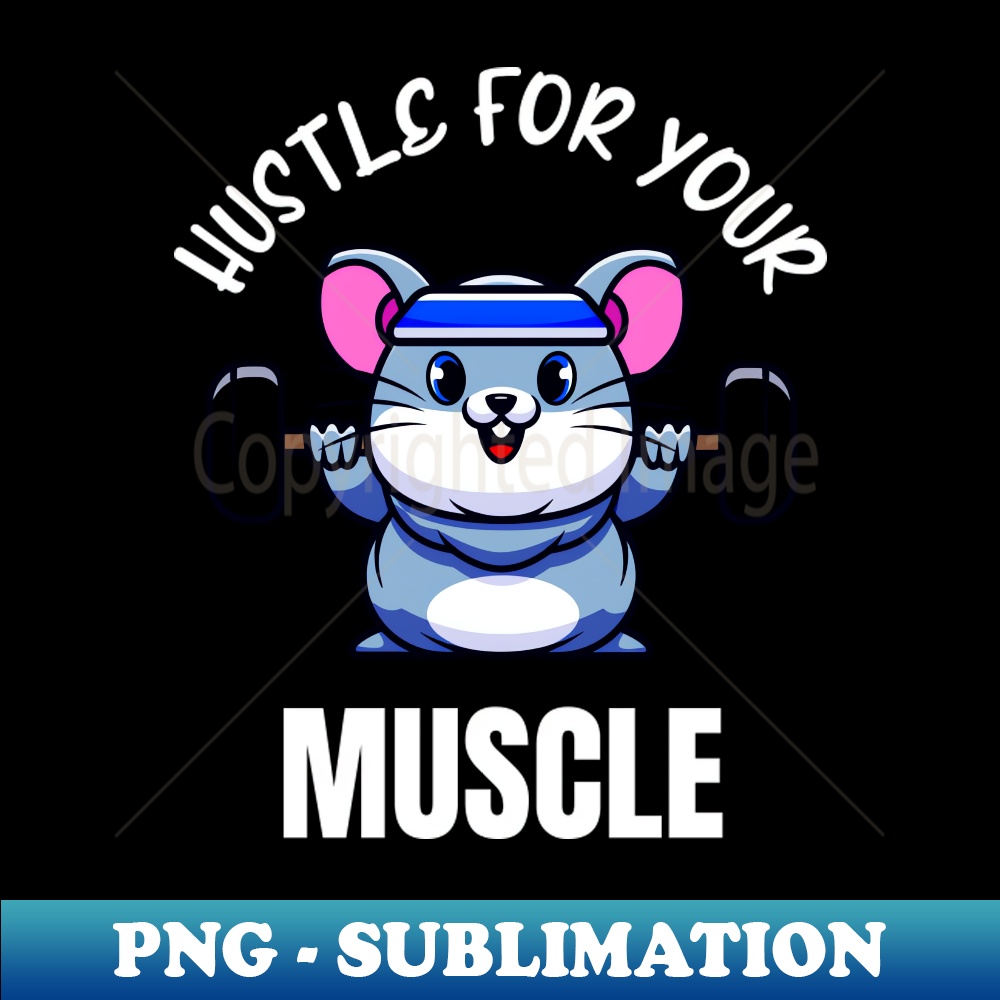 Funny Workout Mouse Weight Training Bodybuilder - Retro PNG | Inspire ...