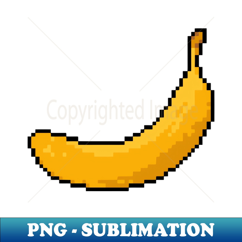 Pixel banana - Instant PNG Sublimation Download - Capture Im | Inspire ...