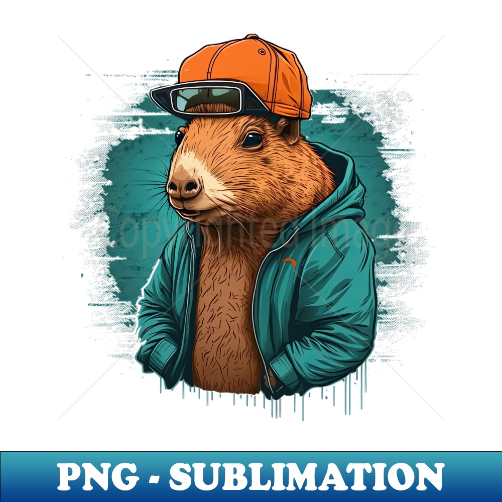 Capybara Rapper - Sublimation-Ready PNG File - Stunning Subl - Inspire ...