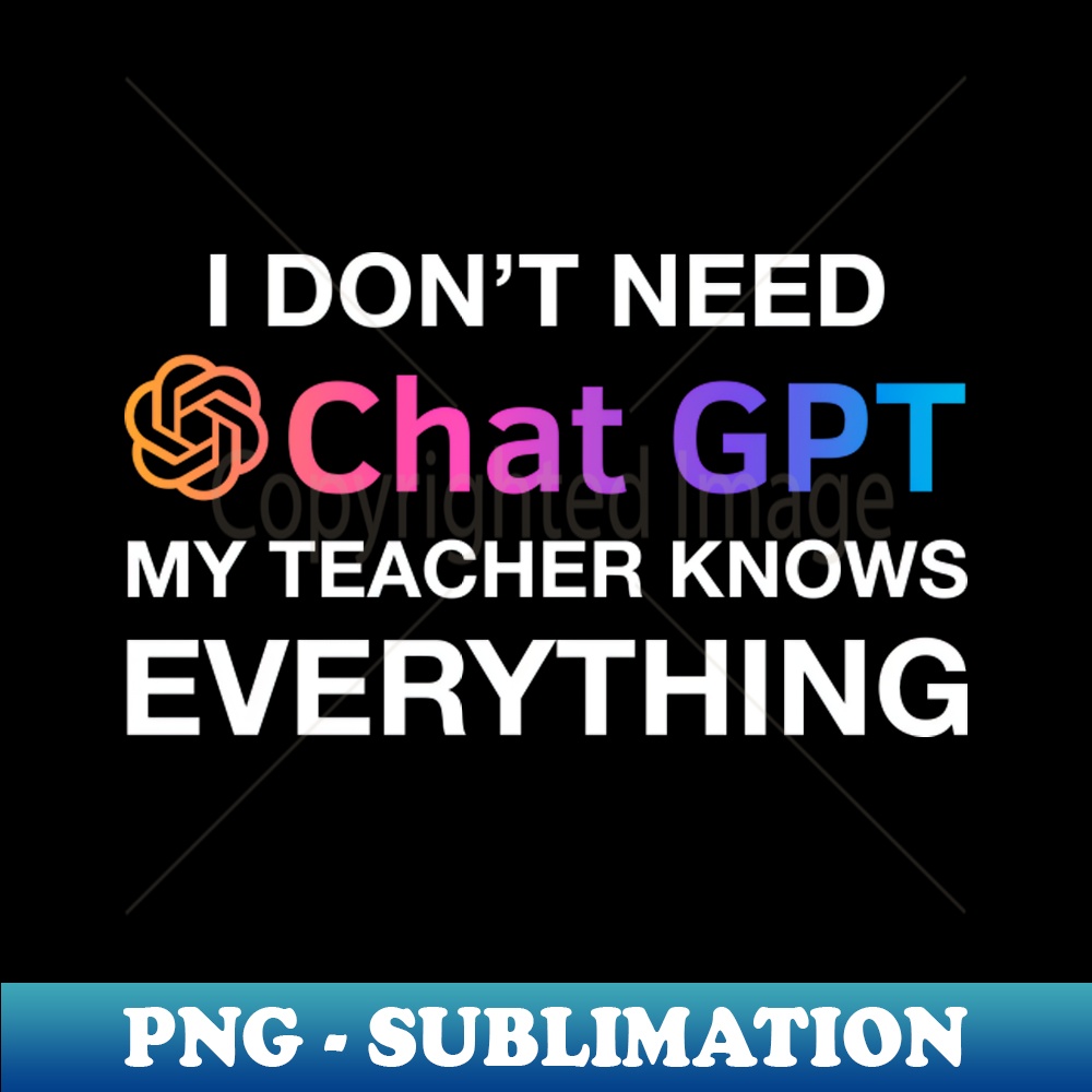 Teacher Chat GPT Ai Teachers Day Design Funny Computer Robot - Inspire ...