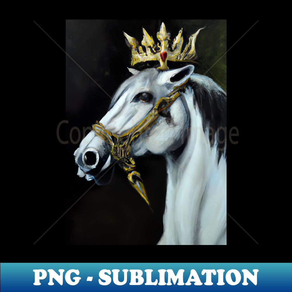 Horse with Crown - Exclusive Sublimation Digital File - Fash | Inspire ...