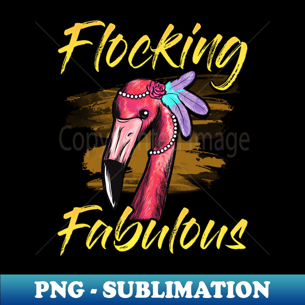 Cute Funny Flocking Fabulous Flamingo- puns are life - Vint | Inspire ...