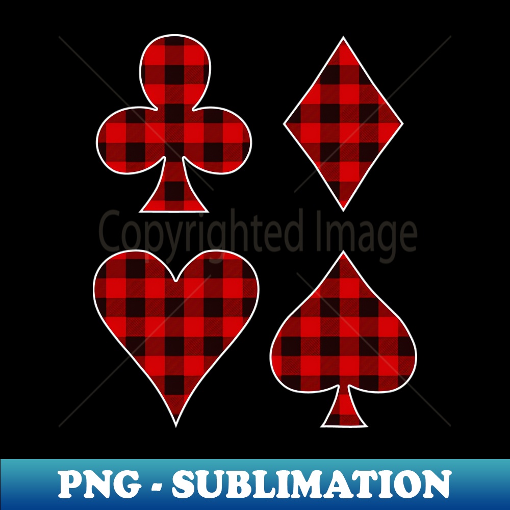 The Four French Suits Plaid - High-Resolution PNG Sublimatio | Inspire ...