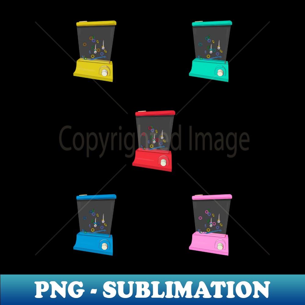 Colorful Waterful Ring Toss - PNG Transparent Sublimation De - Inspire ...