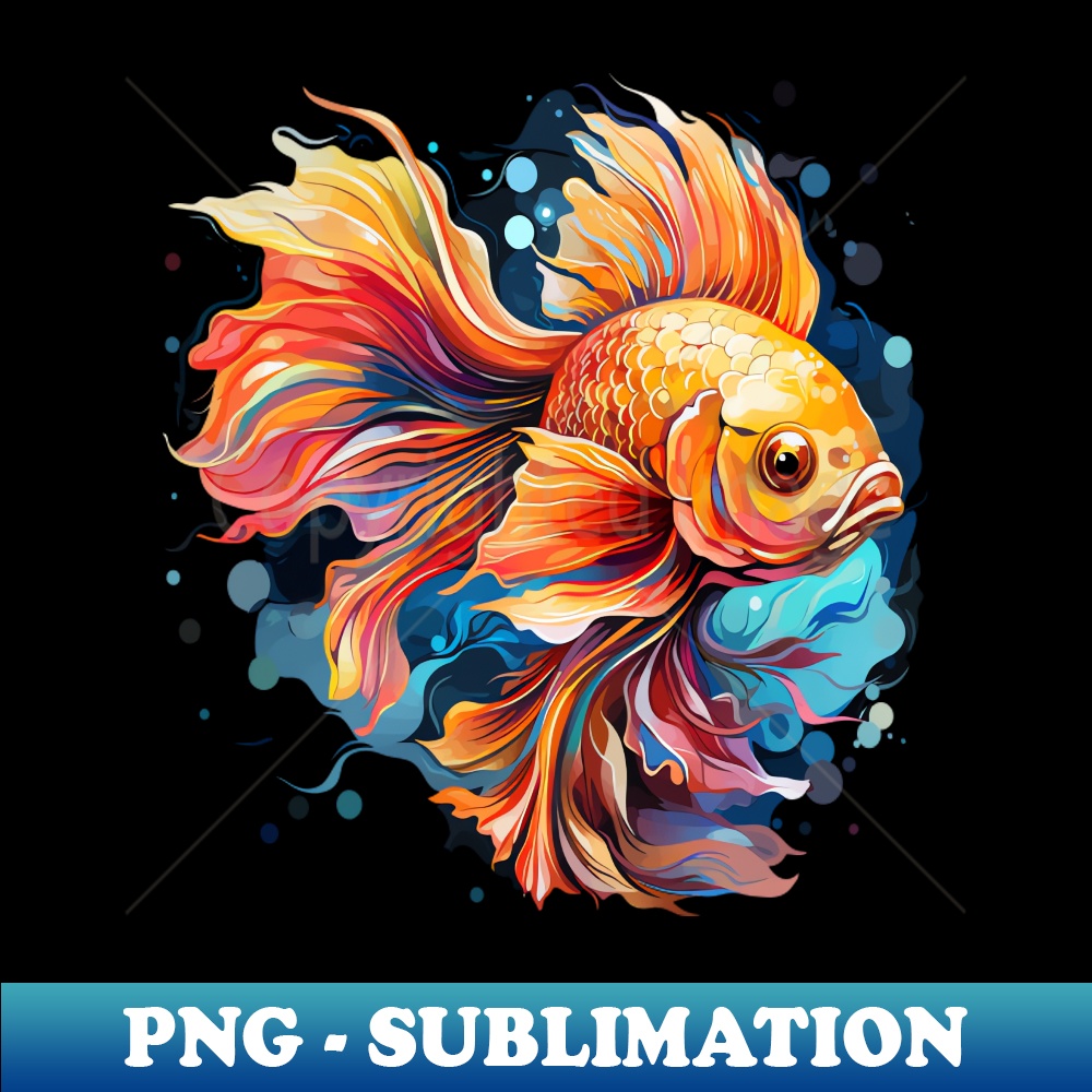 Goldfish Rainbow - High-Quality PNG Sublimation Download - E | Inspire ...