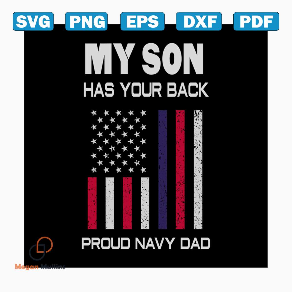 My son has your back proud navy dad svg, fathers day svg, so | Inspire ...