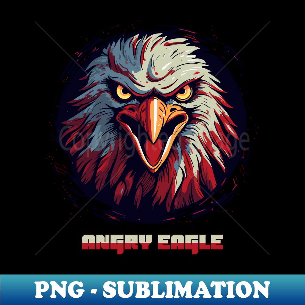 Angry Eagle Majestic Fury Unleashed - High-Resolution PNG Su - Inspire ...