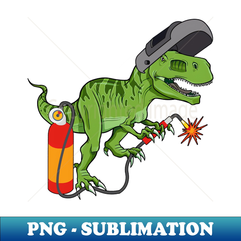 Welder Dinosaurs Funny Mig Welding Dino Steel Worker T-Rex - | Inspire ...