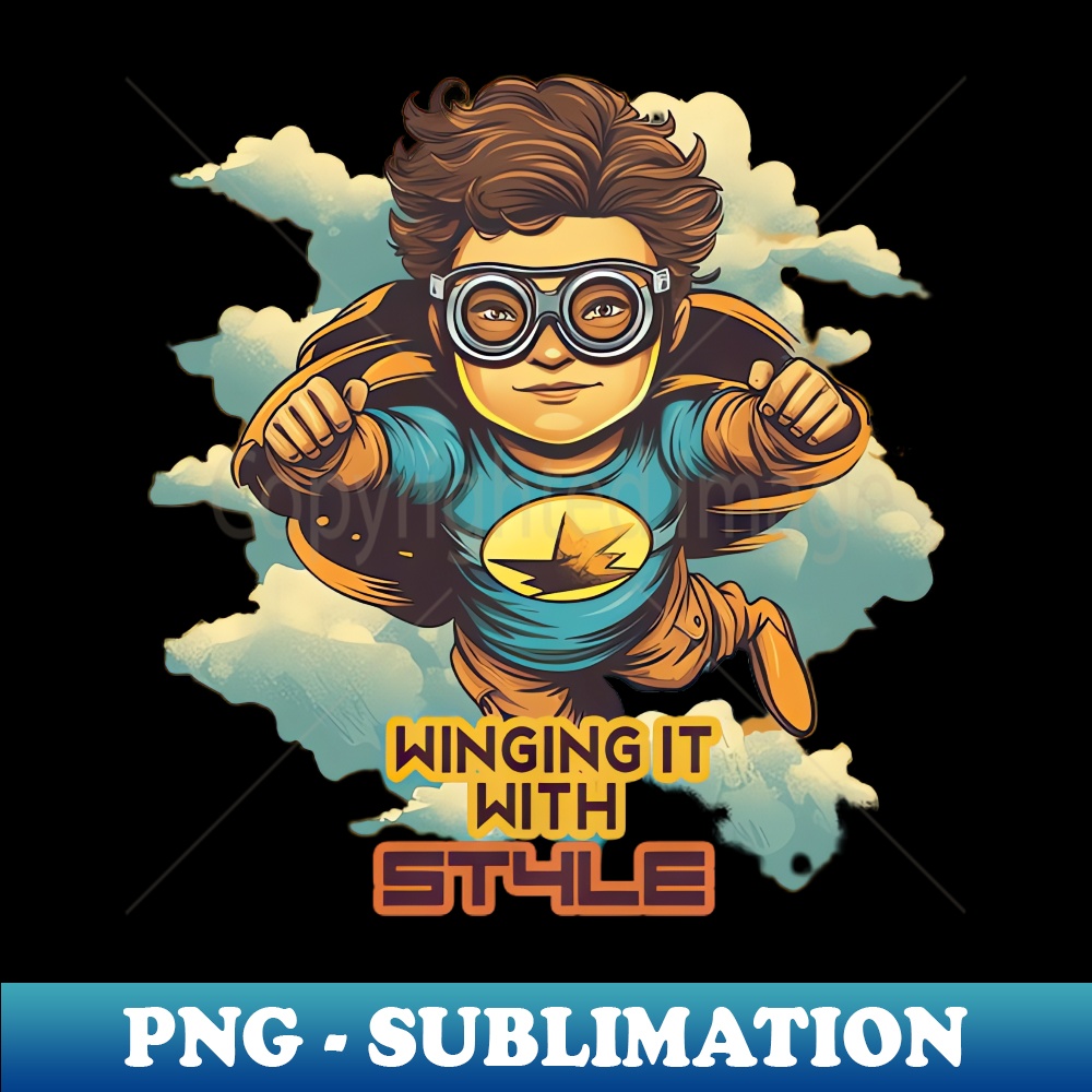 Winging It With Style - Instant Sublimation Digital Download - Inspire ...