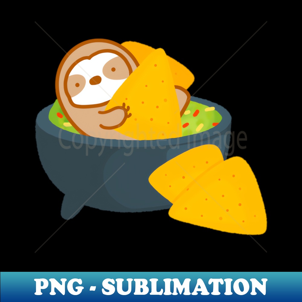 Chips and Guacamole Sloth - Modern Sublimation PNG File - Ad | Inspire ...