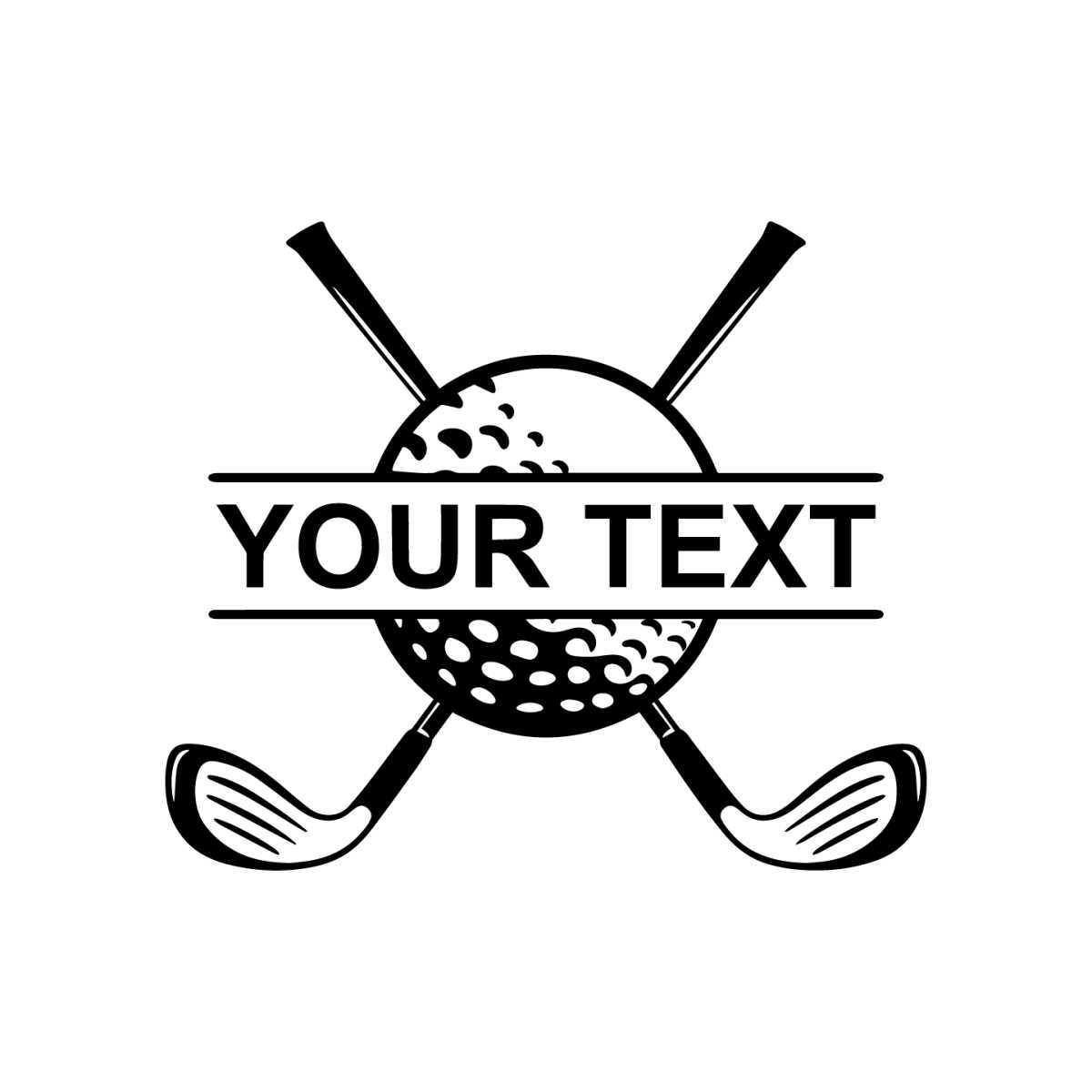 Golf Monogram SVG, Golf Split Frame Svg, Golfing Svg, Golfer | Inspire ...