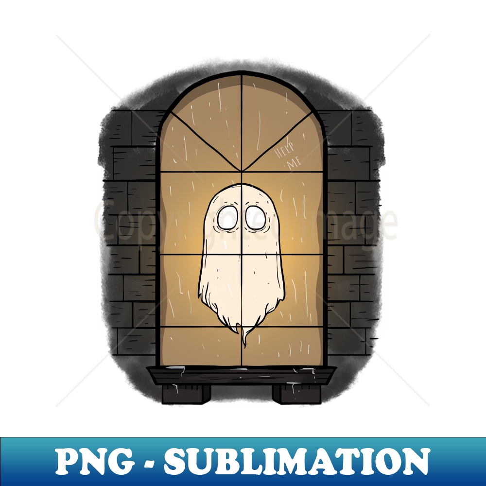 Ghost in the window - Signature Sublimation PNG File - Unlea - Inspire ...