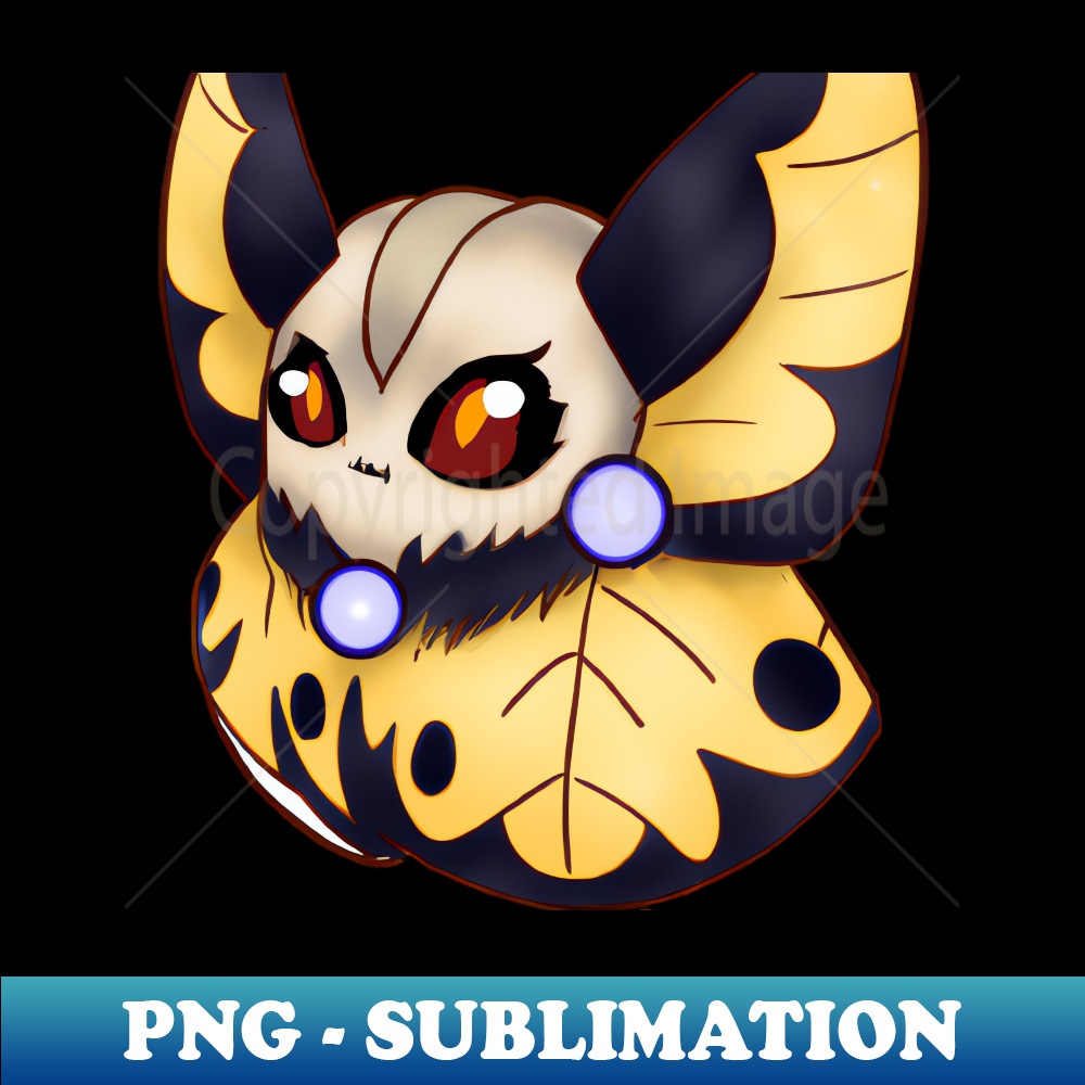 Cute Moth Drawing - High-Resolution PNG Sublimation File - U | Inspire ...