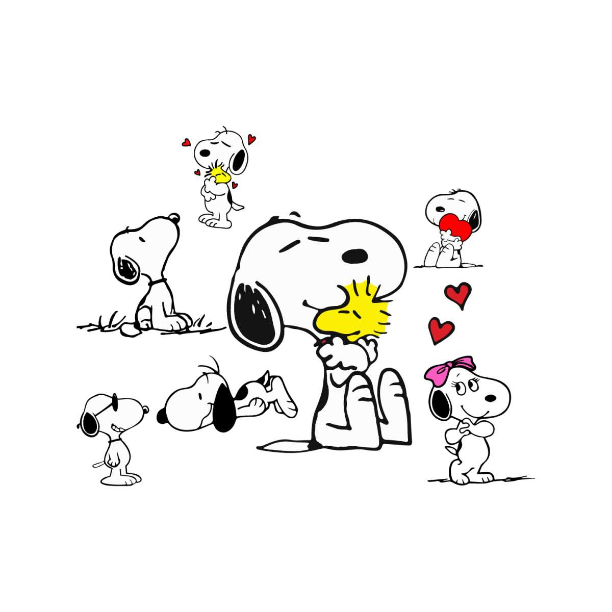 Snoopy Svg Peanuts Svg Snoopy Svg Cricut Snoopy Svg Layer Inspire