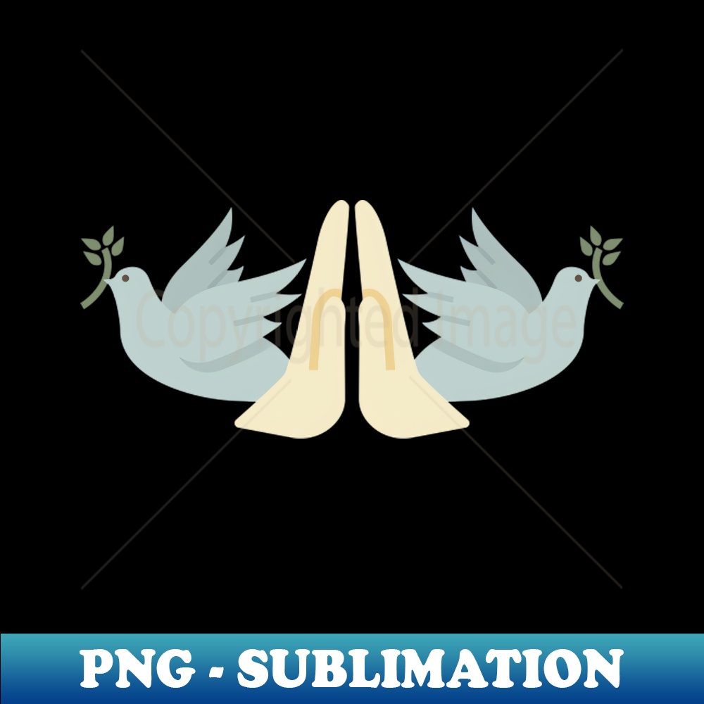 Prayer Hands Peace Doves Christian - PNG Transparent Sublima | Inspire ...