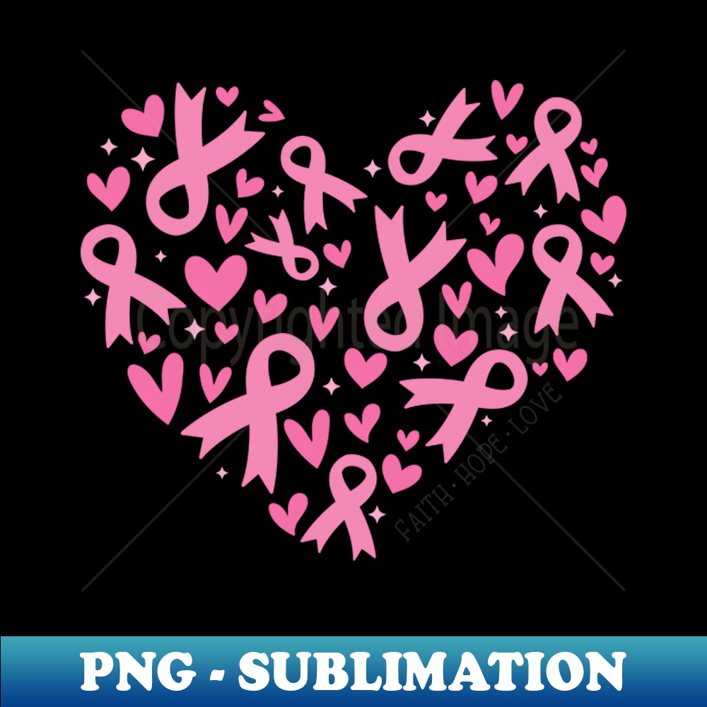 Faith Hope Love Pink Ribbon Breast Cancer Awareness Gift - C - Inspire ...