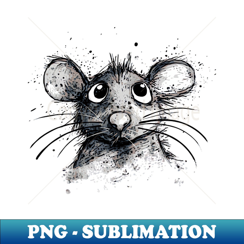 Playful Adventures of a Cartoon Rat - Instant PNG Sublimatio | Inspire ...