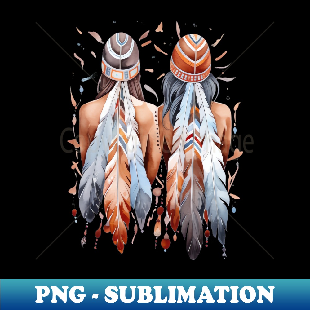 Native American Back Women 1 - Signature Sublimation PNG Fil | Inspire ...