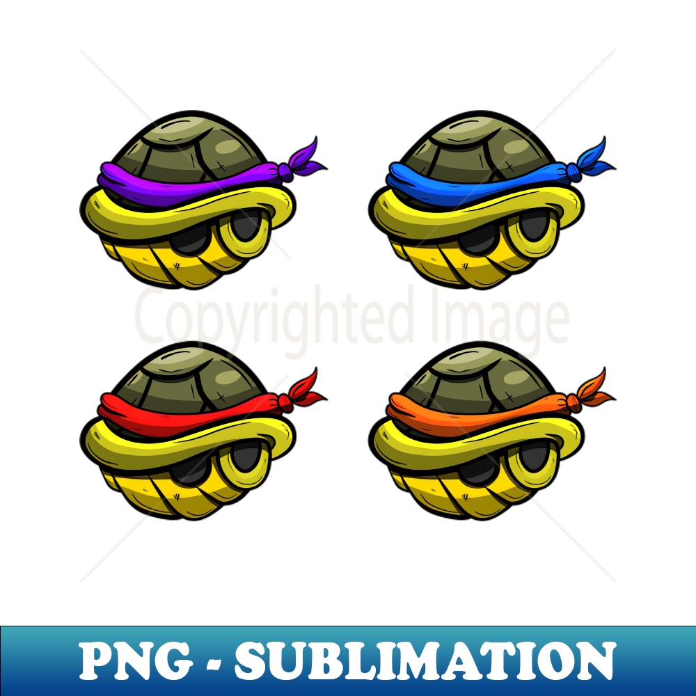 Ninja Turtles - Aesthetic Sublimation Digital File - Vibrant - Inspire ...