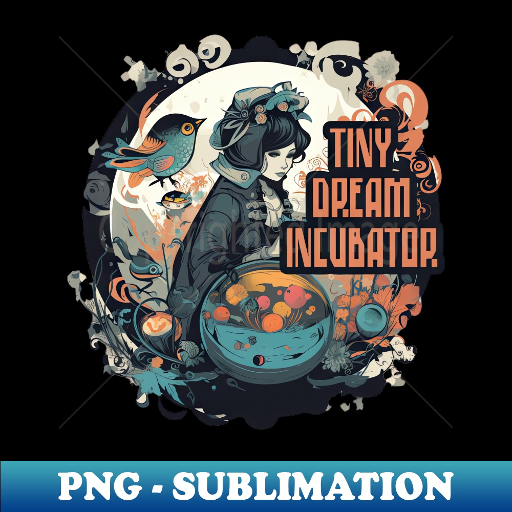 Tiny Dream Incubator - High-Resolution PNG Sublimation File - Inspire Uplift