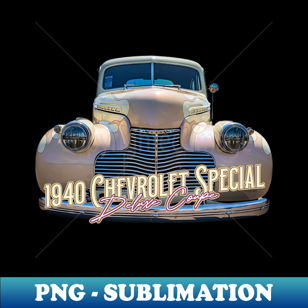 1940 Chevrolet Special Deluxe Coupe - Modern Sublimation PNG | Inspire ...