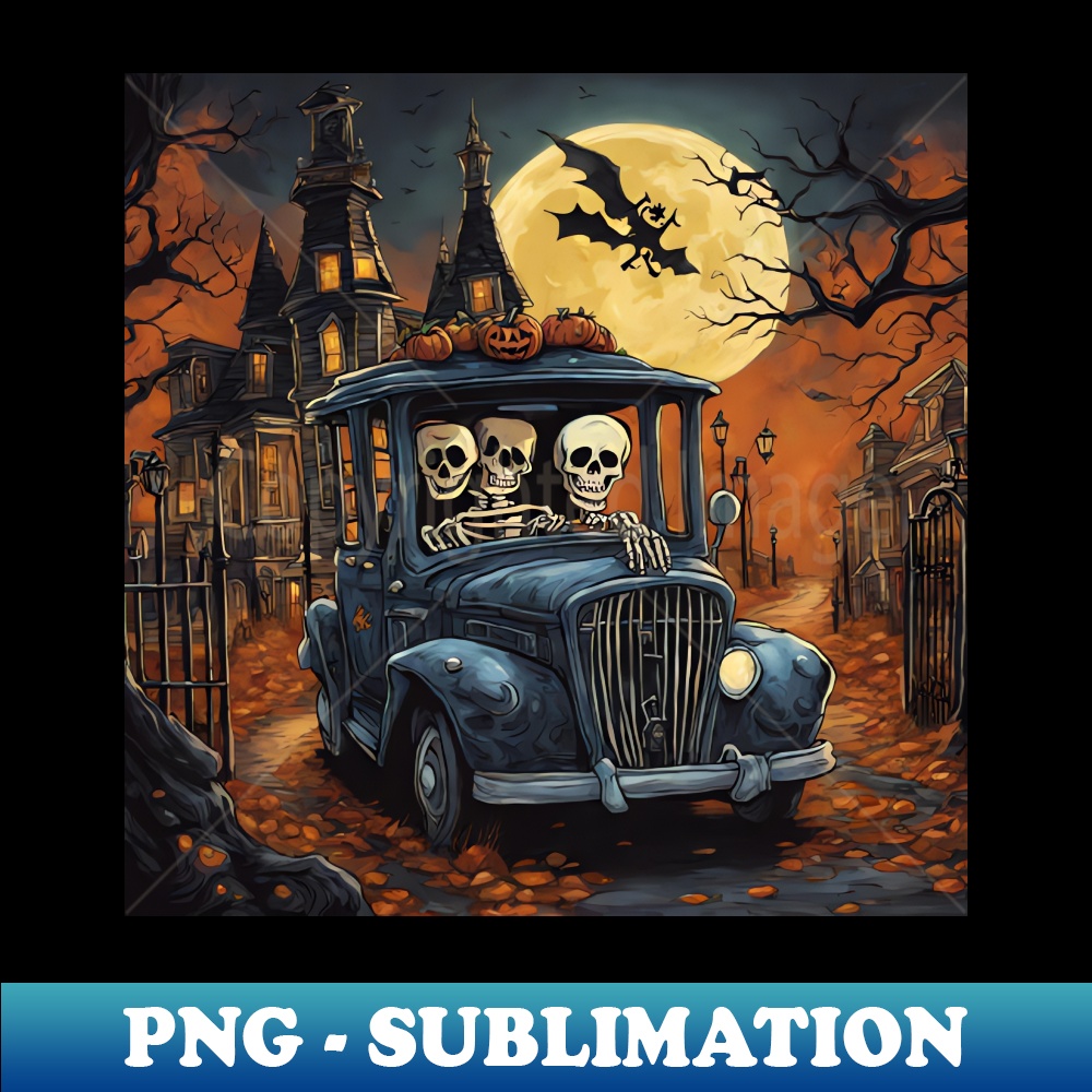 Skeleton Cars Spine-Chilling Cruise Halloweentown Adventures | Inspire ...