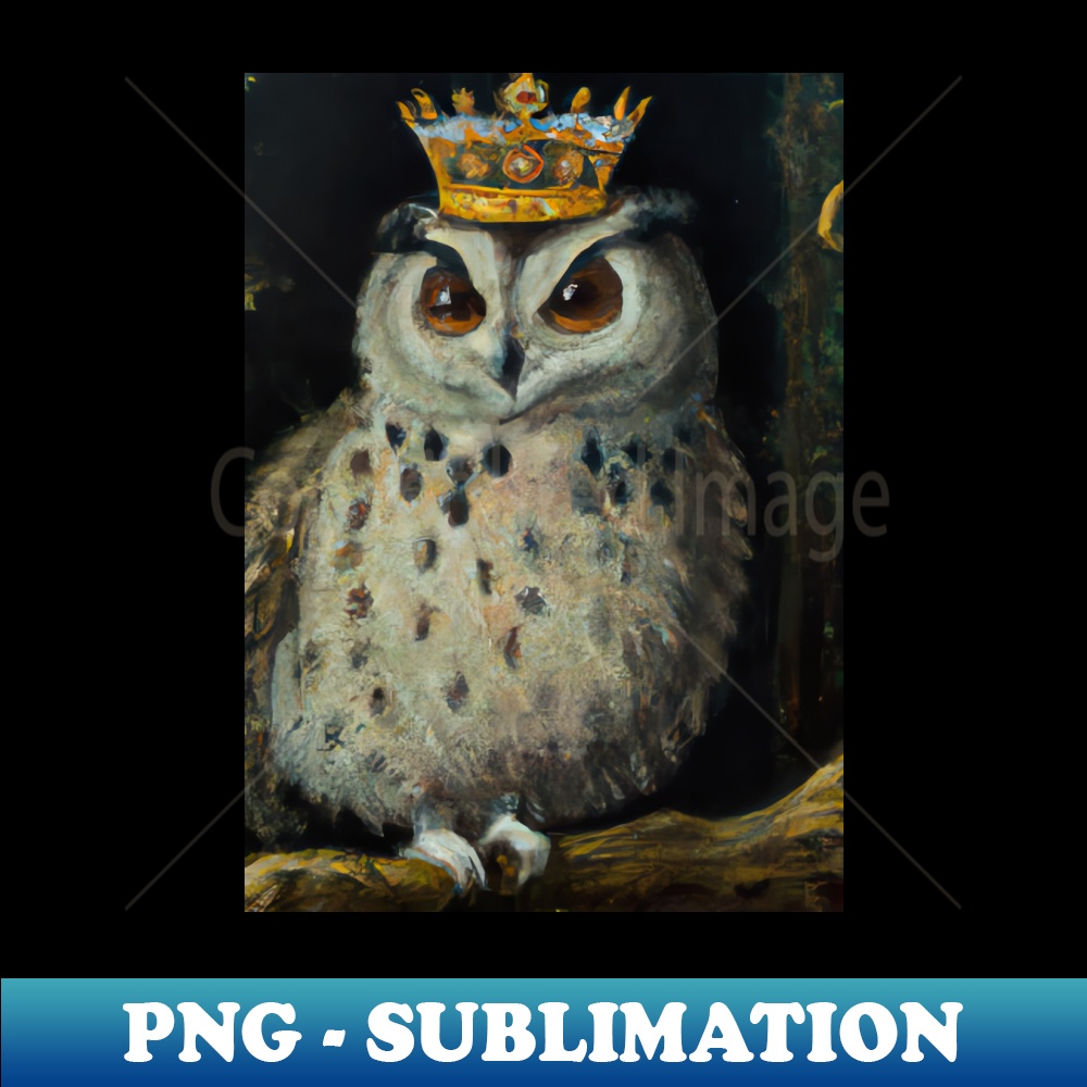 Owl with a Crown - Digital Sublimation Download File - Revol | Inspire ...