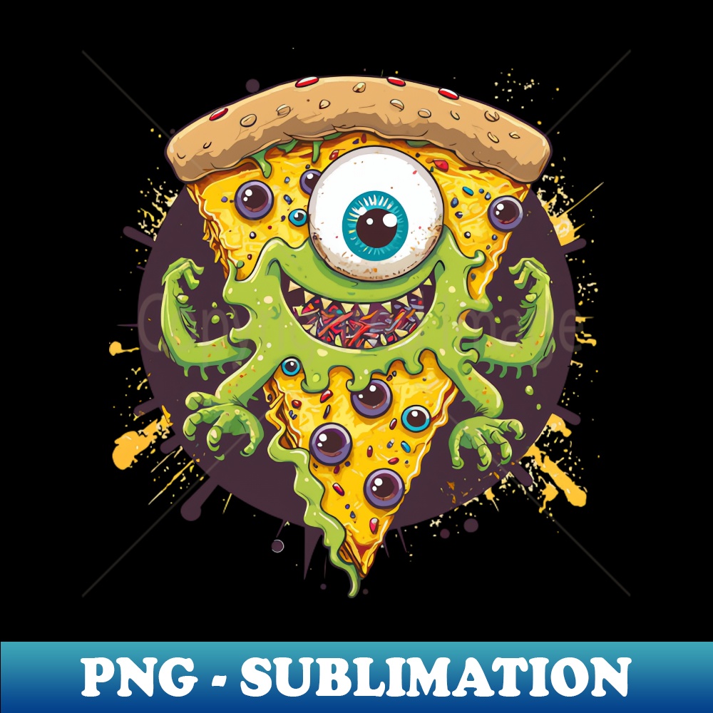 pizza monster cyclops - Decorative Sublimation PNG File - De | Inspire ...