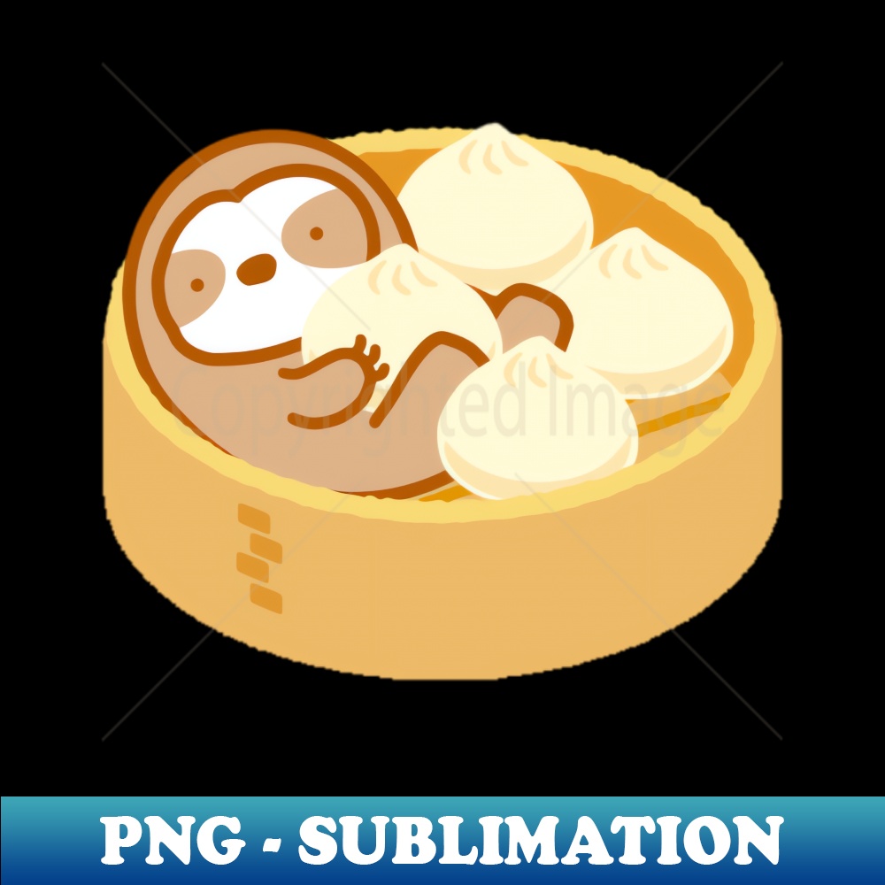 Cute Soup Dumpling Sloth - Signature Sublimation PNG File - | Inspire ...