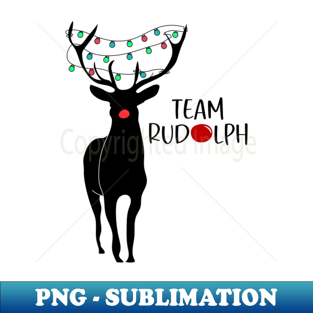 Team Rudolph - PNG Transparent Sublimation Design - Transfor - Inspire ...