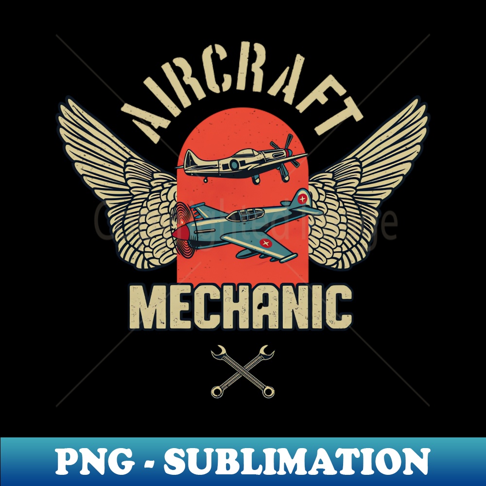 Aircraft Mechanic Aviation Aeromechanics - Sublimation-Ready | Inspire ...
