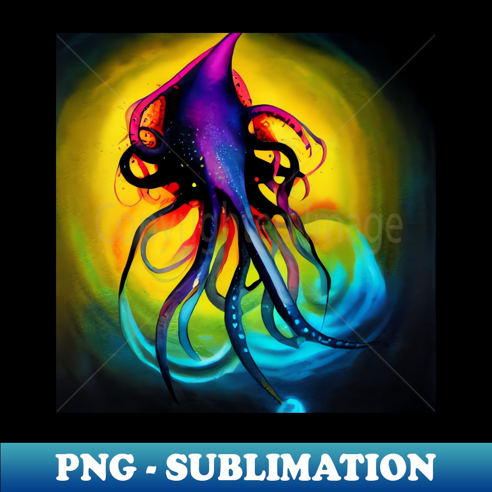 Magical Squid - PNG Sublimation Digital Download - Unleash Y | Inspire ...