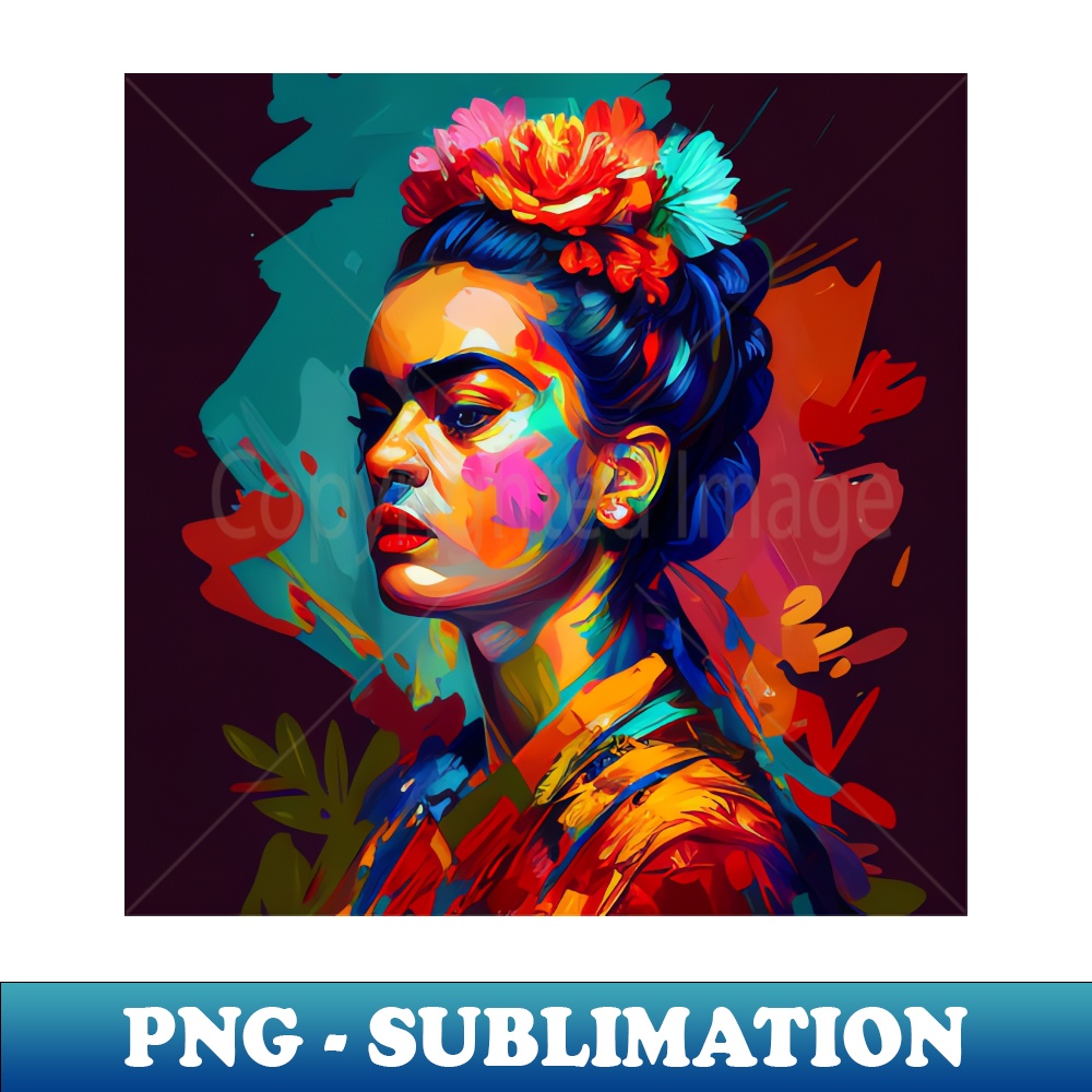 Frida Kahlo - Creative Sublimation PNG Download - Defying th | Inspire ...