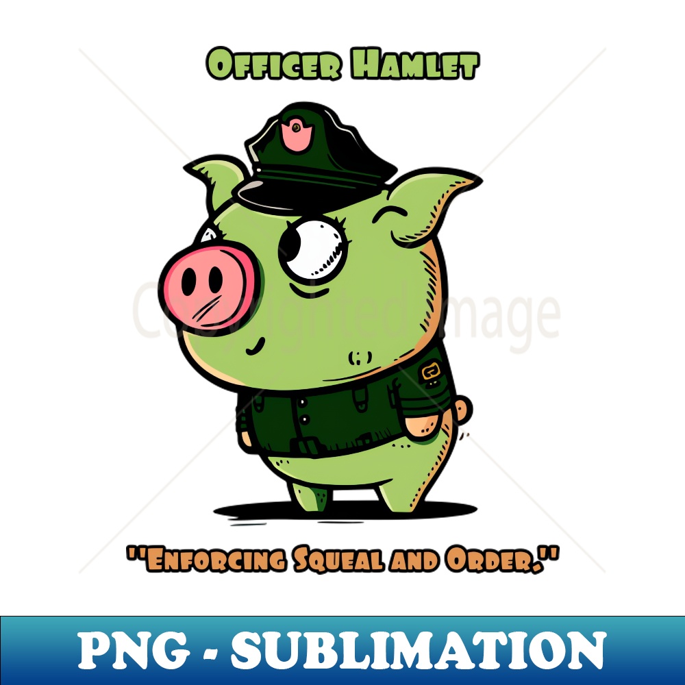 pig officer hamlet enforcing squeal and order - High-Resolut - Inspire ...