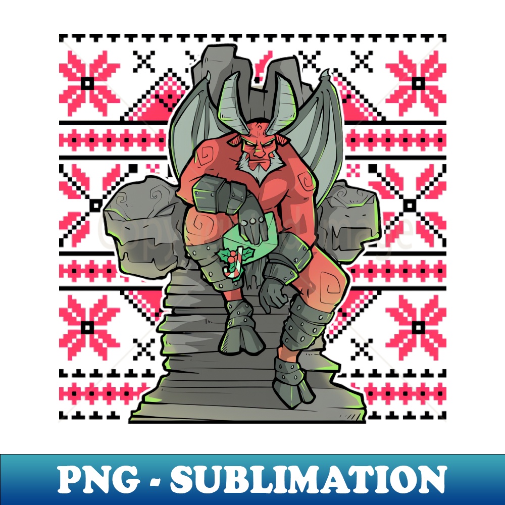 Ugly Christmas Satan Satanic Santa Devil Gothic Occult Goth - Inspire ...