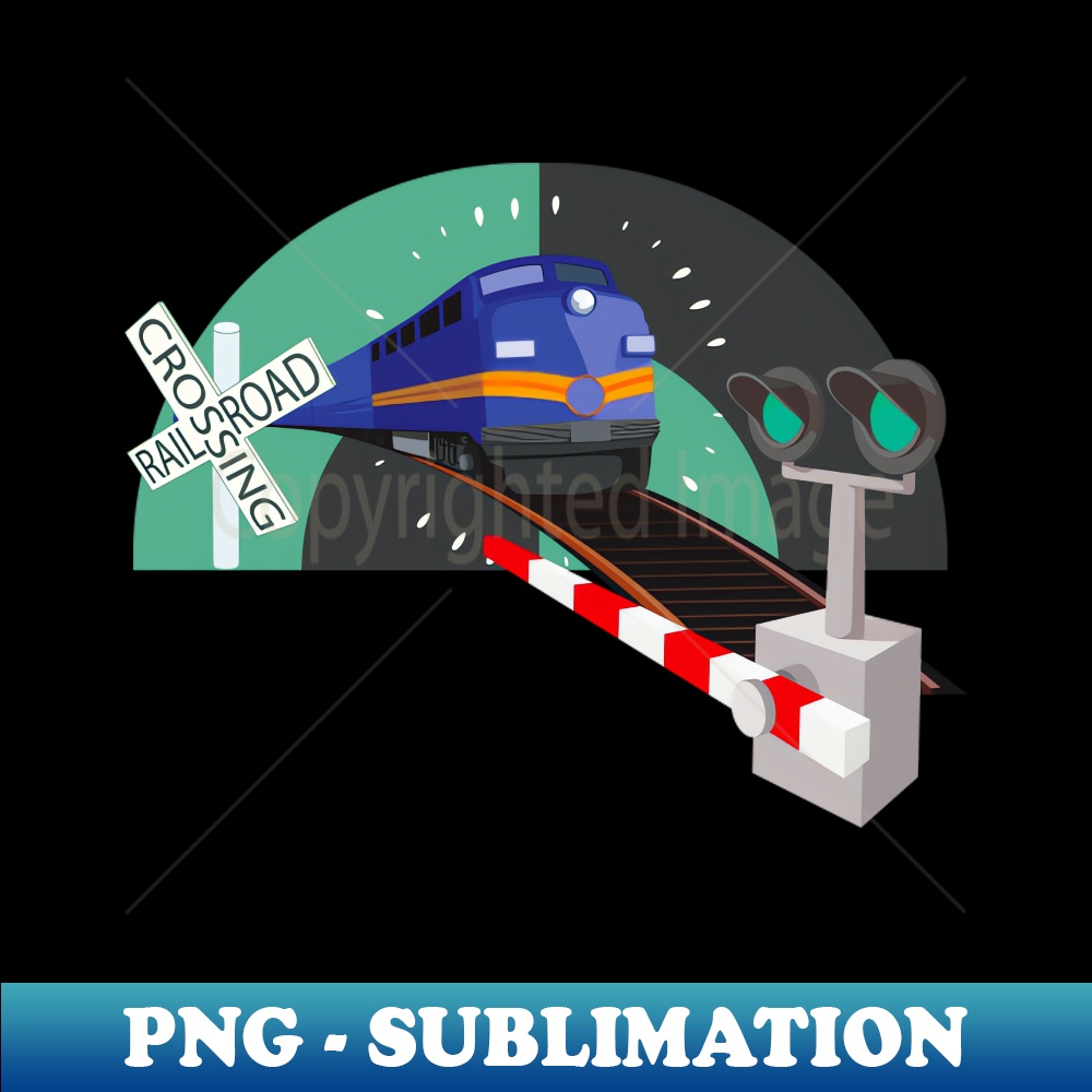 Railroad Crossing Train Lover Railroader - Signature Sublima | Inspire ...