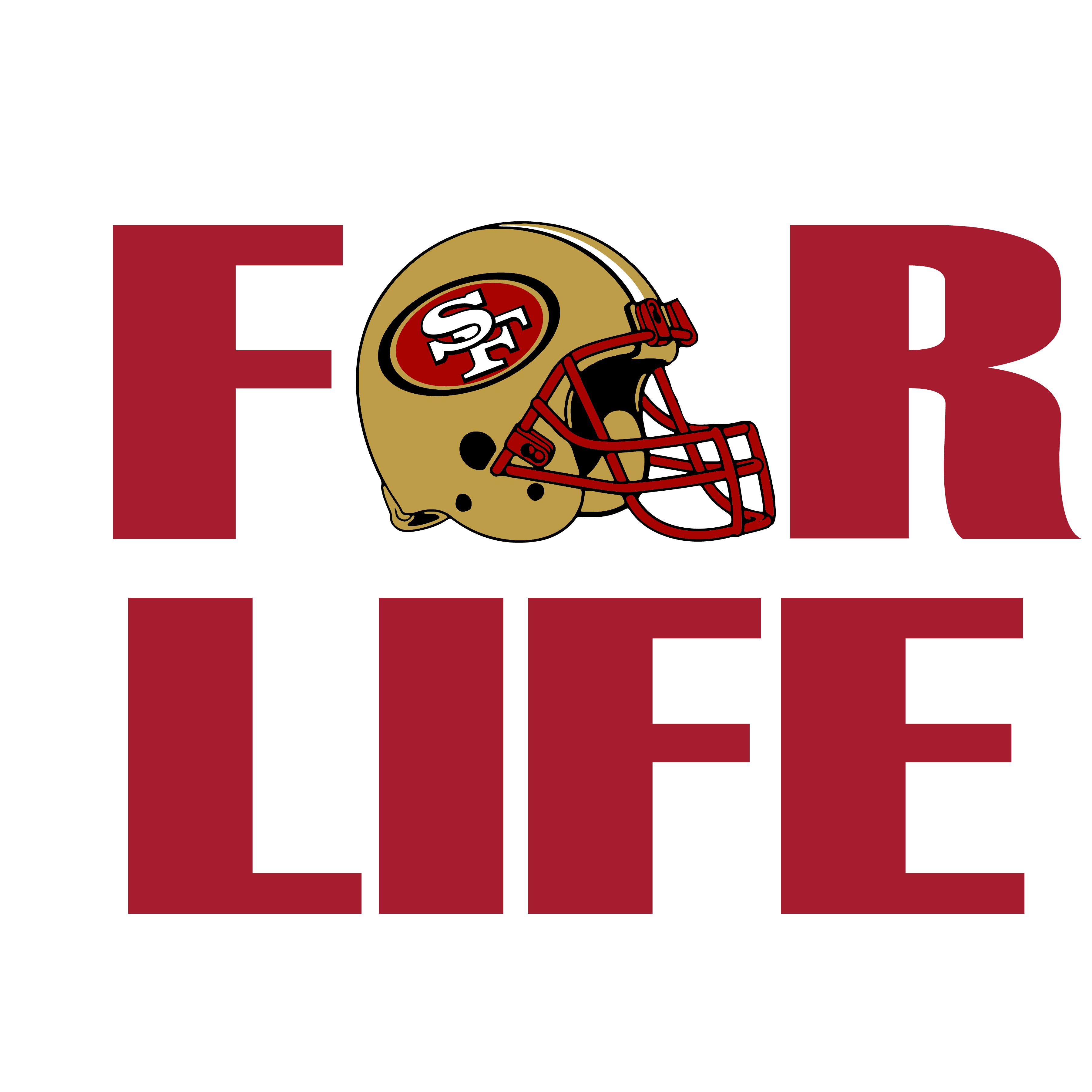 For Life, San Francisco 49ers Svg-Sport logo-San Francisco 4 | Inspire ...