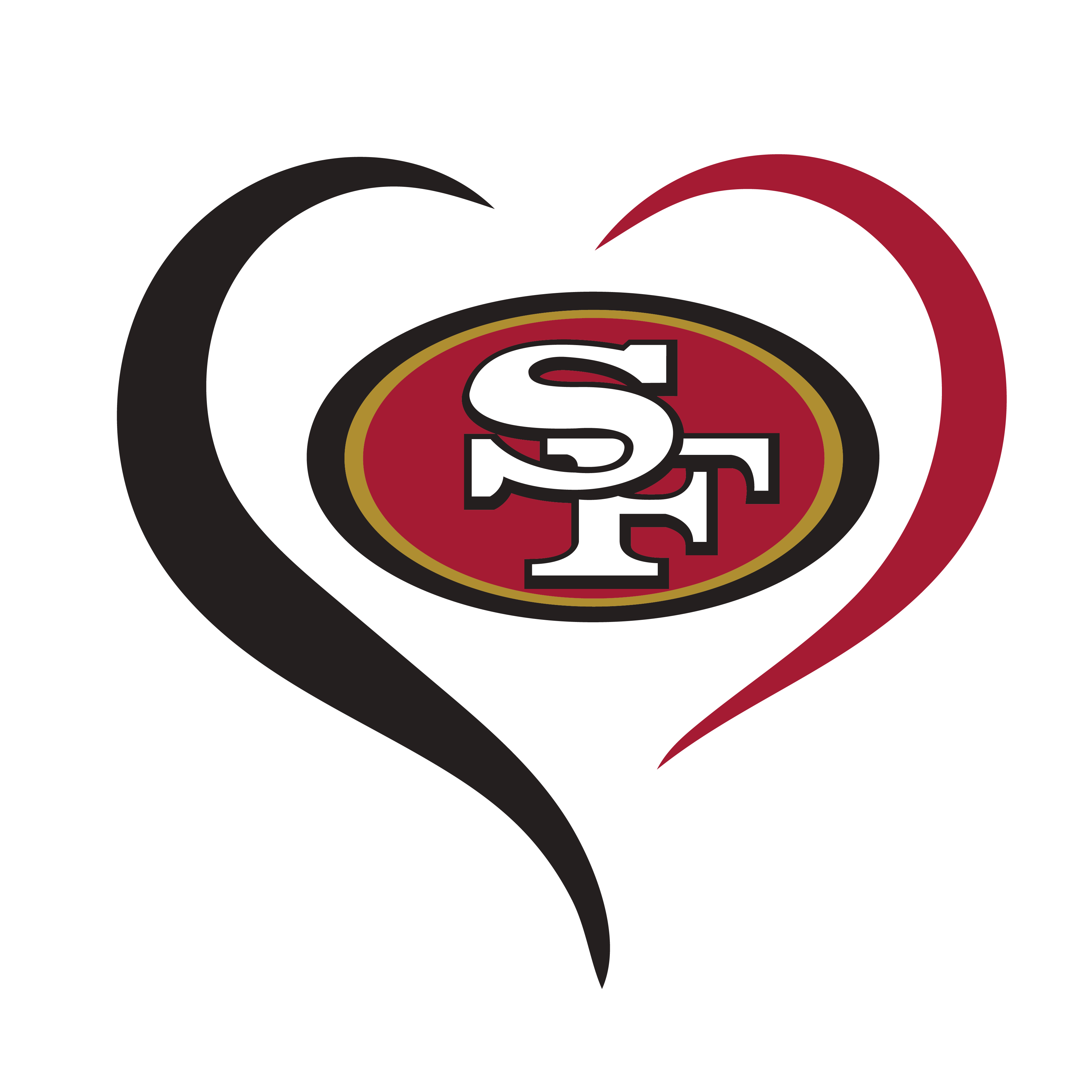 San Francisco 49ers Svg-Sport logo-San Francisco 49ers Png-N - Inspire ...