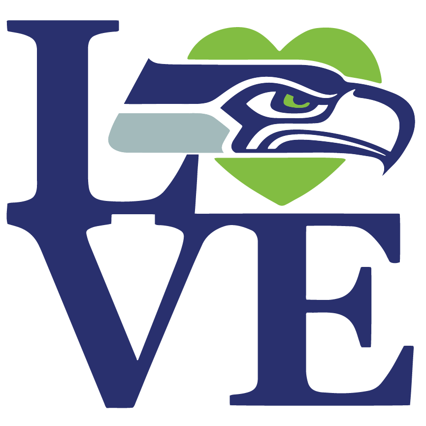 Love Seattle Seahawks Svg Sport Logo Seattle Seahawks Png Nf Inspire Uplift