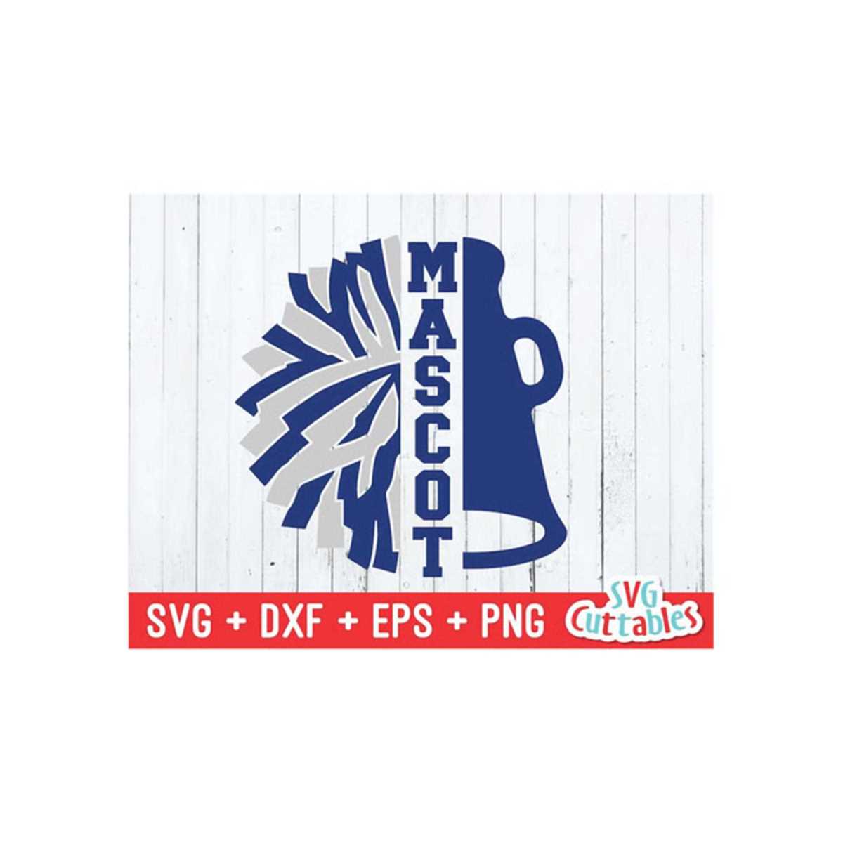 Cheer svg Megaphone svg Pom Pom Cheer Cone svg eps dxf | Inspire Uplift