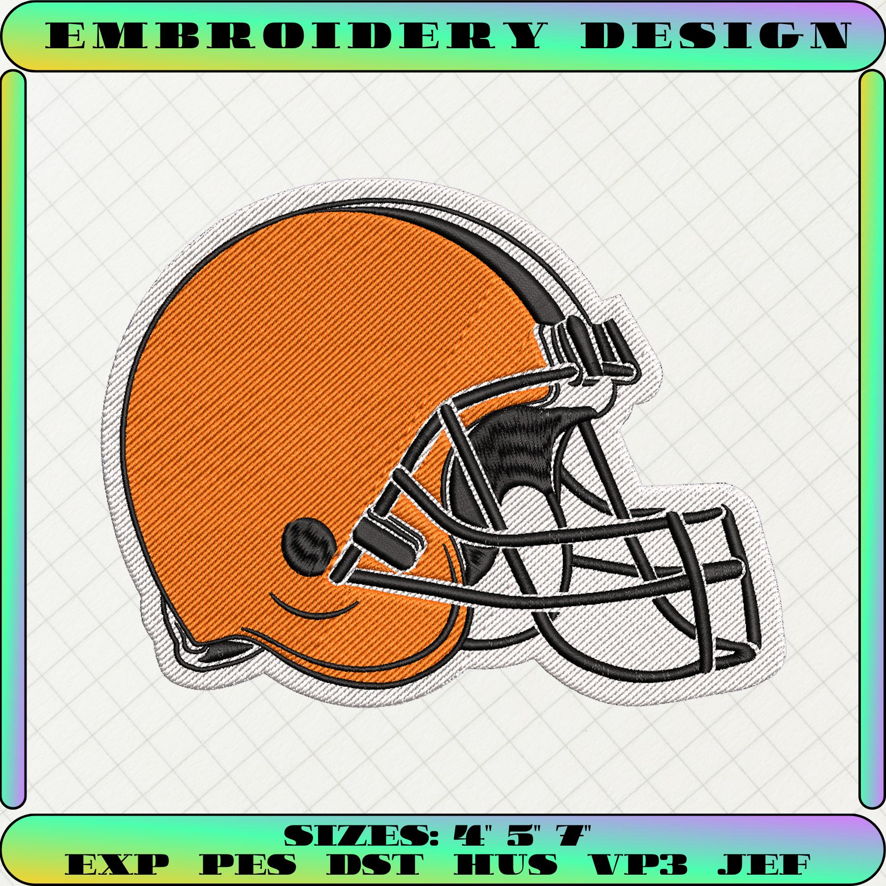 NFL Cleveland Browns Embroidery Design, NFL Football Logo Em | Inspire ...