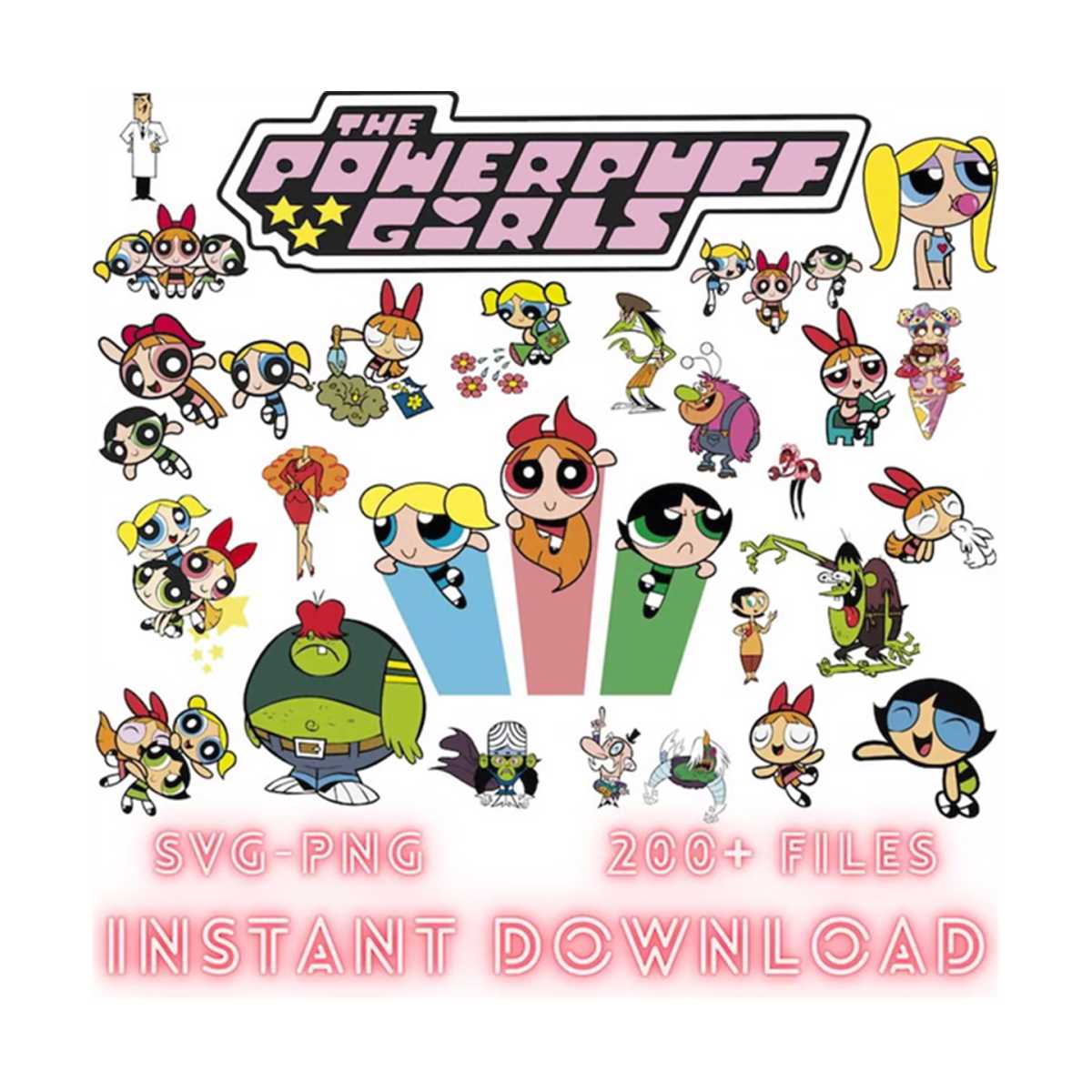 Powerpuff Girls SVG, Powerpuff Svg Bundle, Powerpuff Girls P | Inspire ...