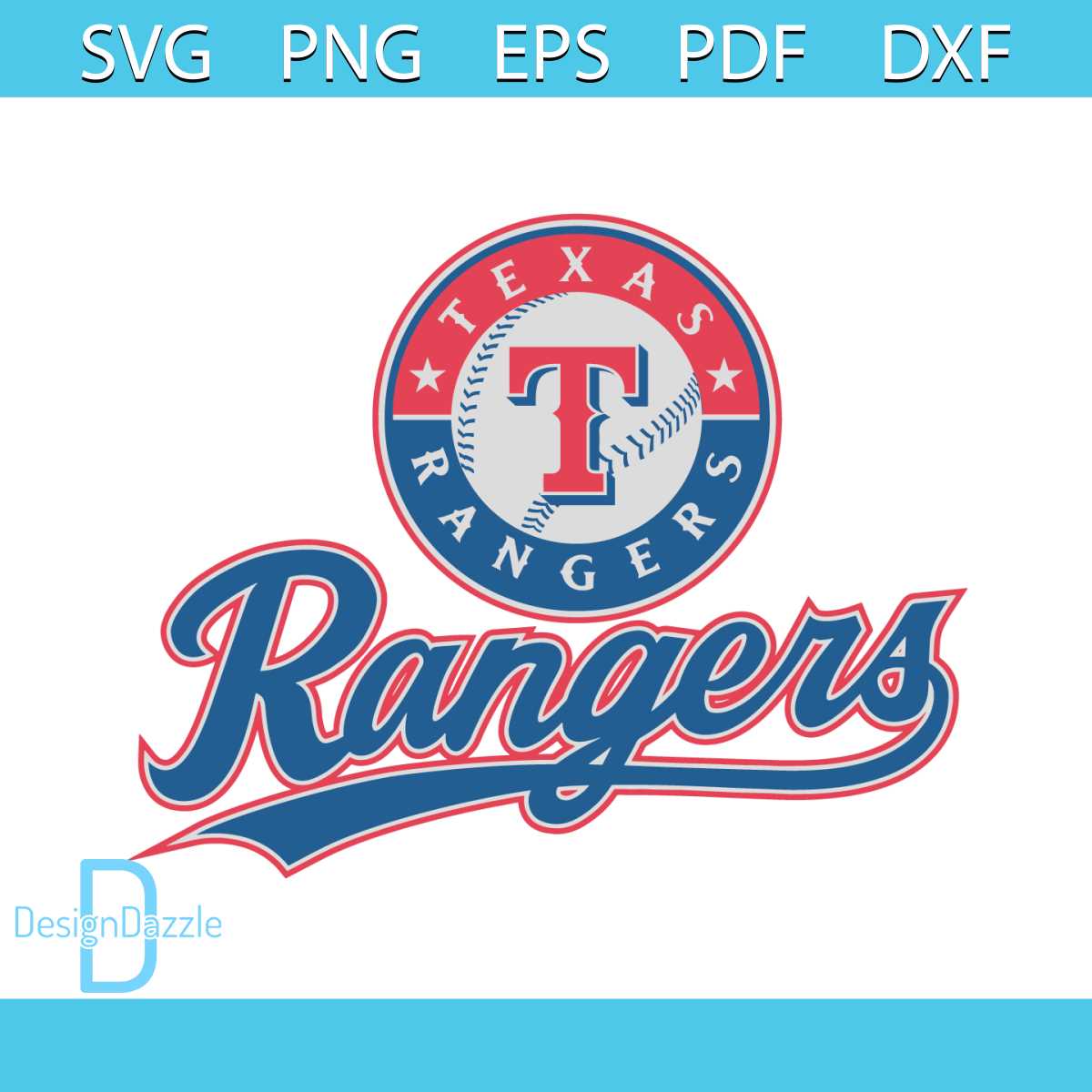 Vintage Texas Ranger Logo American Football SVG Cricut Files | Inspire ...
