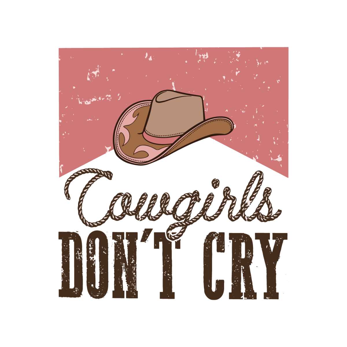 Cowgirls Dont Cry Png, Western Png, Cowgirls Png, Cowboy hat - Inspire ...