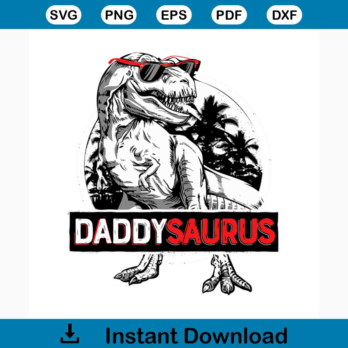 Daddysaurus svg, fathers day svg, dinosaurus svg, trex svg, | Inspire ...