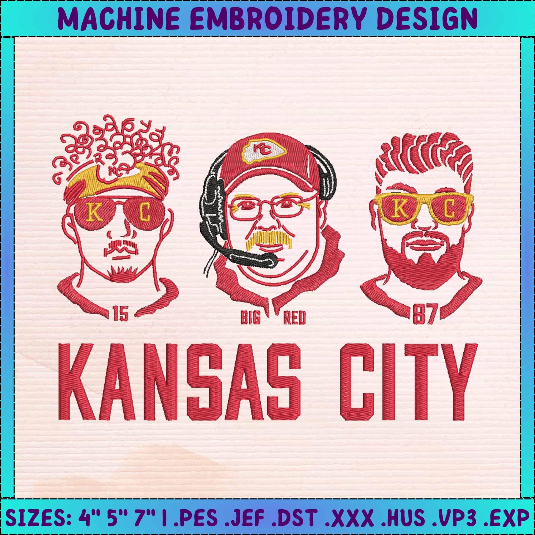 Chiefs Football Logo Embroidery Design, NFL Kansas City Chie - Inspire ...