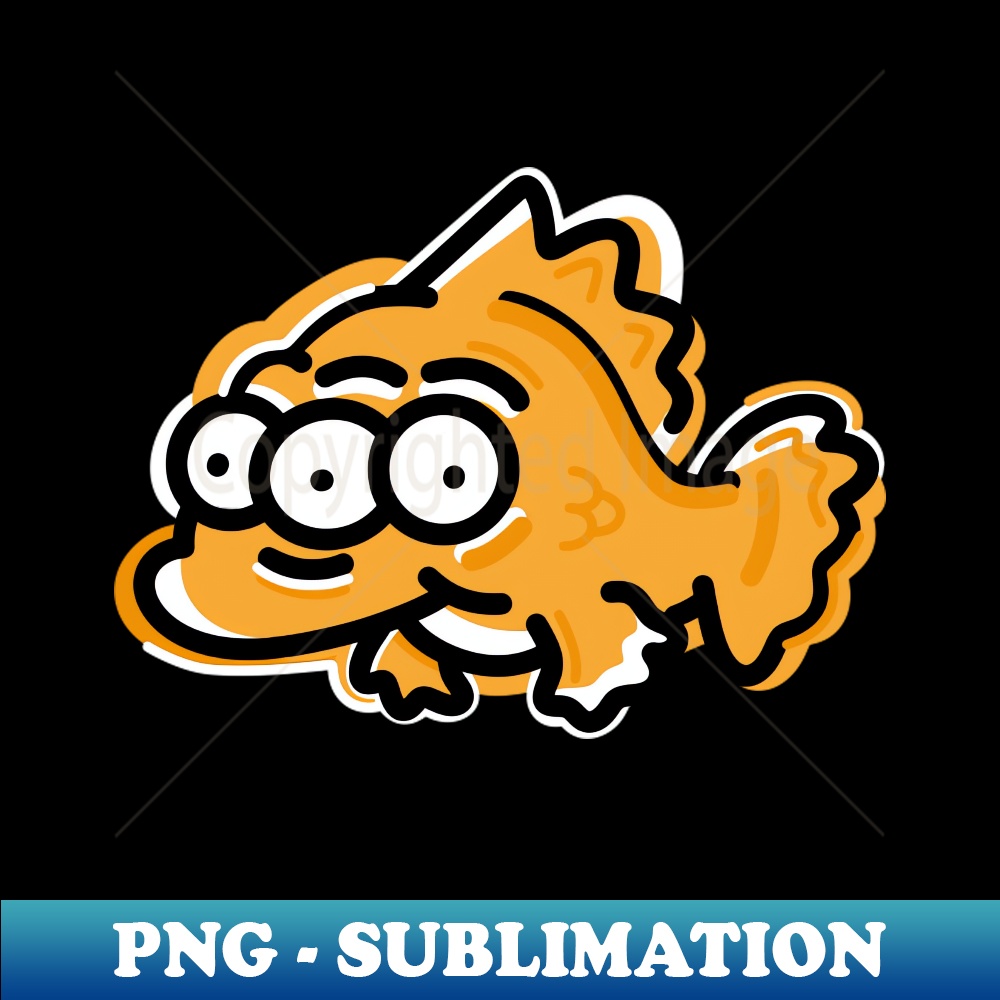 Three eyed fish minimalist - PNG Transparent Sublimation Fil - Inspire ...