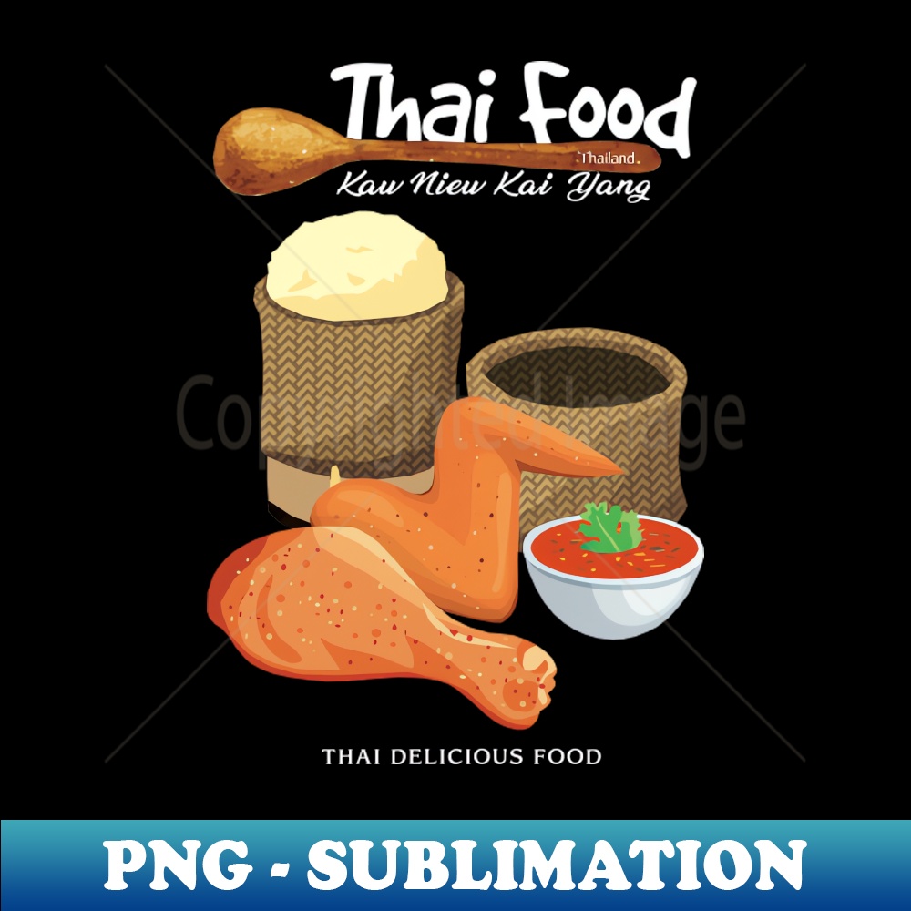 Thai Delicious Street Food - Signature Sublimation PNG File | Inspire ...