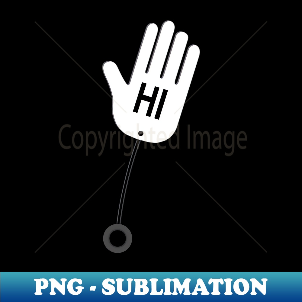 70s Style Waving Hand - Stylish Sublimation Digital Download | Inspire ...