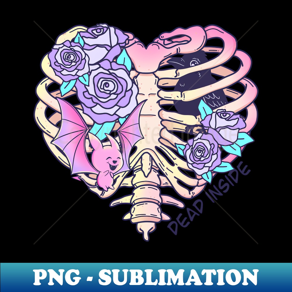 Dead Inside Halloween - Eerie Holiday Tee - Retro PNG Sublim | Inspire ...